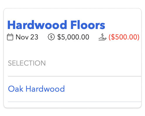 Construction Client Selections Software | BuildBook